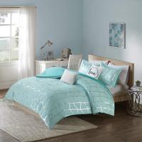 China Seasonal Everyday Bedding Set Four Pieces Woven Print Design for Home Hotel Bed Cover for sale