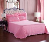 China 60 Count High End Lace Bedding Jacquard Fabric Queen 100% Organic Cotton Sheet Sets for sale