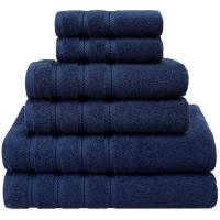 China Custom Private Label Luxury Dobby Border 100% Cotton Towel for Adult Bathroom Shower for sale