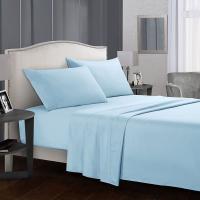 China Custom Hotel Labels Sustainable Custom Logo White Luxury Home Hotel Bed Sheet Bedding Set for sale