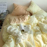 China Customized Size Luxury Bed Sheet Quilt Set in Soft and Comfortable Cotton for Double Bed for sale
