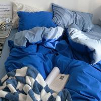 China Small Fresh Cotton Bed Sheet Quilt Cover Double Spell Fashion Bedding Set Four Pieces for sale