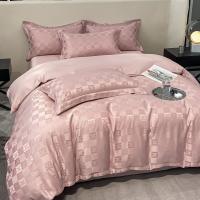 China Wedding Four-piece Kit Light Luxury Satin Jacquard 4-Piece Bedding Set for Your Bedroom for sale
