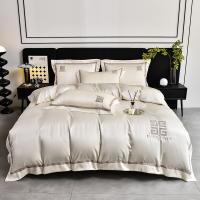 China Modern Style Embroidery Duvet Cover for Wedding Luxury Bed Sheets ADS02 Cotton Sheet Set for sale