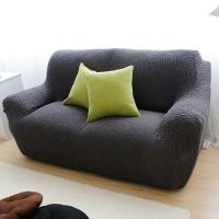 China Rectangle Light Luxury Style Seersucker Solid Color Sofa Covers for Living Room Décor for sale
