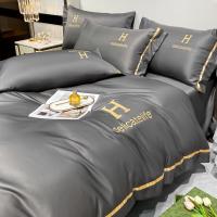 China Customized Washed Silk Embroidery Sheet Sets for Luxury Satin Silk Bedding ADS04 for sale