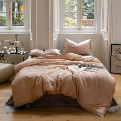 China National Standards Color Fastness Grade 4 Pcs 100% Tencel Fibre Bedding Set for Hotel for sale