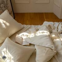 China National Standards Color Fastness Grade 4 Pcs 100% Tencel Fibre Bedding Set for Hotel for sale