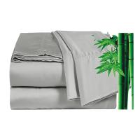 China 60s Bamboo Fiber Bedding Set for 2.5m Bed 300 TC Bed Sheet and Pillow Cover Included for sale