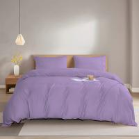 China Natural Bamboo Fiber Sheet Set 60s 300tc 3 pcs Pillowcase Duvet Cover King Queen Bedding for sale