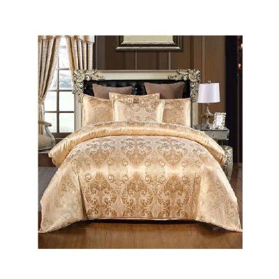 China European Style Rotary Screen Printing Satin Bedding Set 3 4 6 7 Piece Cotton Sheet Pillow Case Duvet Cover for sale