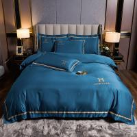 China High End Bedding Set Simple Silky Quilt Cover Four Piece Set for Customer Requirements for sale