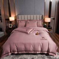 China High End Bedding Set Simple Silky Quilt Cover Four Piece Set for Customer Requirements for sale