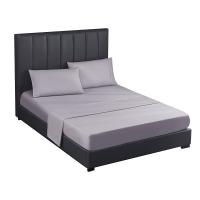 China Embroidered Pillowcase Solid Color Luxury Bedding Sets for Ready to Ship King Queen Bed for sale