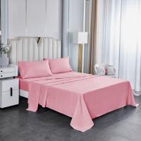 China Embroidered Pillowcase Solid Color Luxury Bedding Sets for Ready to Ship King Queen Bed for sale