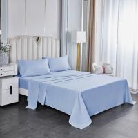 China Embroidered Pillowcase Solid Color Luxury Bedding Sets for Ready to Ship King Queen Bed for sale