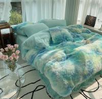 China Solid Color Flannel Duvet Cover Set for All-Season National Standards Bedding Collections for sale