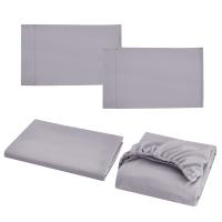 China Hotel Collection White King Cotton Pillowcase for Queen Bed Sheet Set in Luxury White for sale