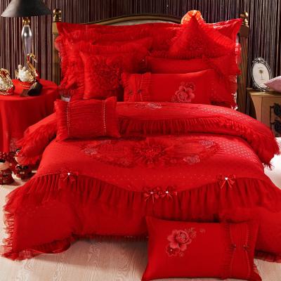 China Color Fastness Grade 3-4 Modern Style 200TC 100% Cotton Bedding Set for Modern Bedroom for sale