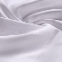 China Fabric Count 40 Popular Pure 100% Cotton Satin Bed Sheet White Suitable Linen Bedding Sets for sale