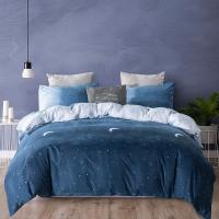 China Constellation Printed Duvet Cover Pillowcase Bedding Set with Reactive Printed Dyeing for sale