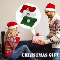 China 2023 Christmas Towel Gift Set Hypoallergenic Cotton Towels in Gift Box with Embroidery for sale
