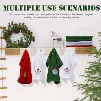 China 2023 Christmas Towel Gift Set Hypoallergenic Cotton Towels in Gift Box with Embroidery for sale