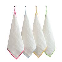 China Bamboo Wood Fiber Kitchen Towels Square Shape Customizable Logo Cotton Dish Towels for sale