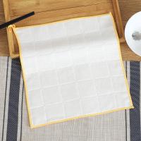 China Bamboo Wood Fiber Kitchen Towels Square Shape Customizable Logo Cotton Dish Towels for sale