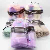 China Rectangle Microfiber Kids Bath Towel with Soft Absorbent Material and 3D Animal Pattern for sale