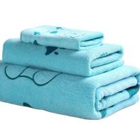 China Directly Sells Microfiber 3 Pieces Towel Set Custom Bath Towel Gift Set All Advantage for sale