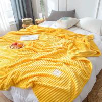 China All-Season Green Coral Fleece Throw Blanket for Office Nap Yes Customized Solid Color for sale