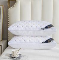 China 1.5-2 Kg Hilton Pillow Double Line Custom and Soft Hotel Bed Pillows for Hot Discounts for sale