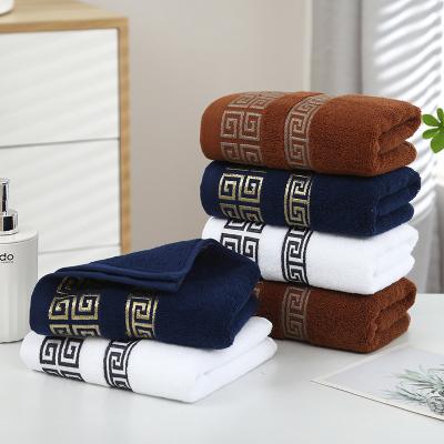 China Custom Luxury Hotel Microfiber Towel Set with Thick Super Soft Bathroom Bath 100% Cotton for sale