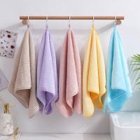 China 35x75cm Soft Microfiber Hand Towels for Bathroom and Spa Rectangle Shape Absorbent for sale