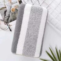 China Striped Microfiber Dish Towels for Superior Absorbency and Cleaning Power for sale