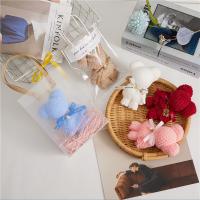 China Square Teddy Bear Plush Toy Stuffed Towel Set for Children's Toys Christmas Present for sale