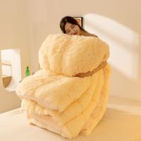 China All-Season Thickened Winter Quilt with Long Hair Mink Velvet and 100% Polyester Warmth for sale