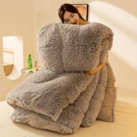 China All-Season Thickened Winter Quilt with Long Hair Mink Velvet and 100% Polyester Warmth for sale