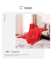 China Office Nap Flannel Coral Fleece Throw Warming Blanket for Winter Customized Design for sale