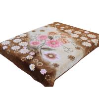China 1kg-6kg Heavy Weight Mink Raschel Blanket for Winter Single and Double Layer Pattern for sale
