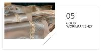 China Wedding Jacquard Printed Luxury King Size Silk Satin Bed Set for Sustainable Comfort for sale