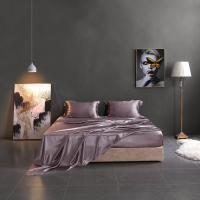 China Reactive Printing Luxury Silk Satin Bedding Set Pure Mulberry 19 Momme Silk 4pcs for Home for sale