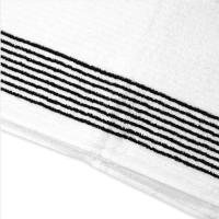 China Printed Stripes Cotton Golf Towel for Adult Golfers Custom Logo and Design for sale