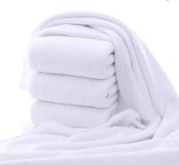 China 100% Cotton Thick Towel 80*180cm Multi Size 21S White Soft Bath Towel 600g for Summer for sale