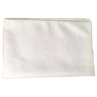 China WHITE Waffle Weave Tea Towel Sublimation Blank Kitchen Towel for Custom Printing for sale
