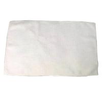 China WHITE Waffle Weave Tea Towel Sublimation Blank Kitchen Towel for Custom Printing for sale