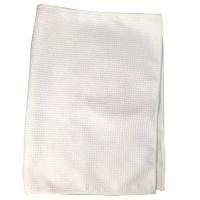 China WHITE Waffle Weave Tea Towel Sublimation Blank Kitchen Towel for Custom Printing for sale