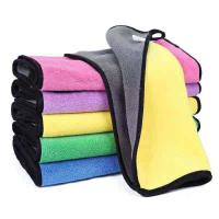 China Rectangle Microfiber Towel 30*40 500gs for Super Absorbent Makeup Removal for sale