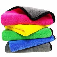 China Rectangle Microfiber Towel 30*40 500gs for Super Absorbent Makeup Removal for sale